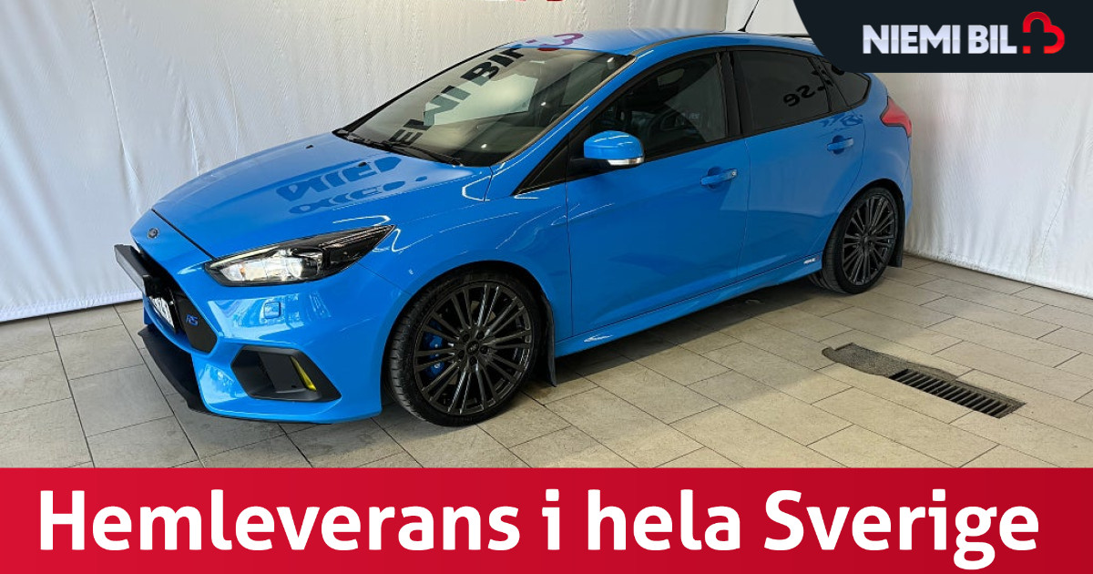 Ford Focus RS 350hk 4WD Recaro Sportstolar Navi Kamera – Niemi Bil