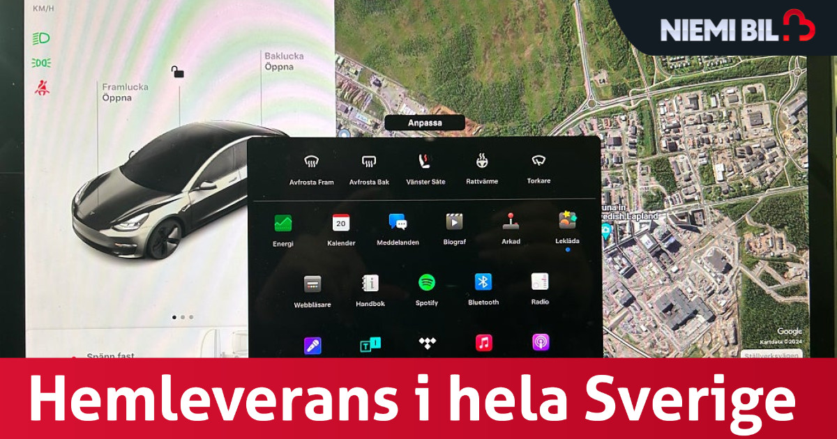 Tesla Model 3 Long Range AWD MOMS/Drag/440HK/Navi/Värme – Niemi Bil