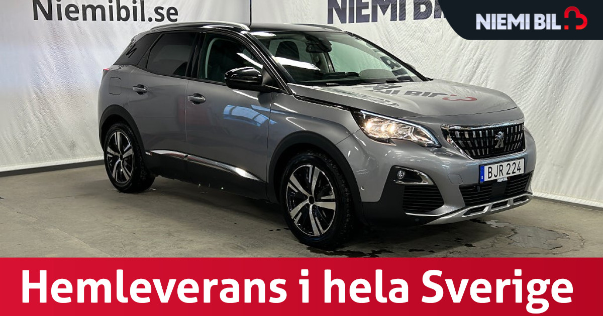 Peugeot 3008 1.2 S&V-däck/M-värm/Sensorer/Keyless/Låg skatt – Niemi Bil
