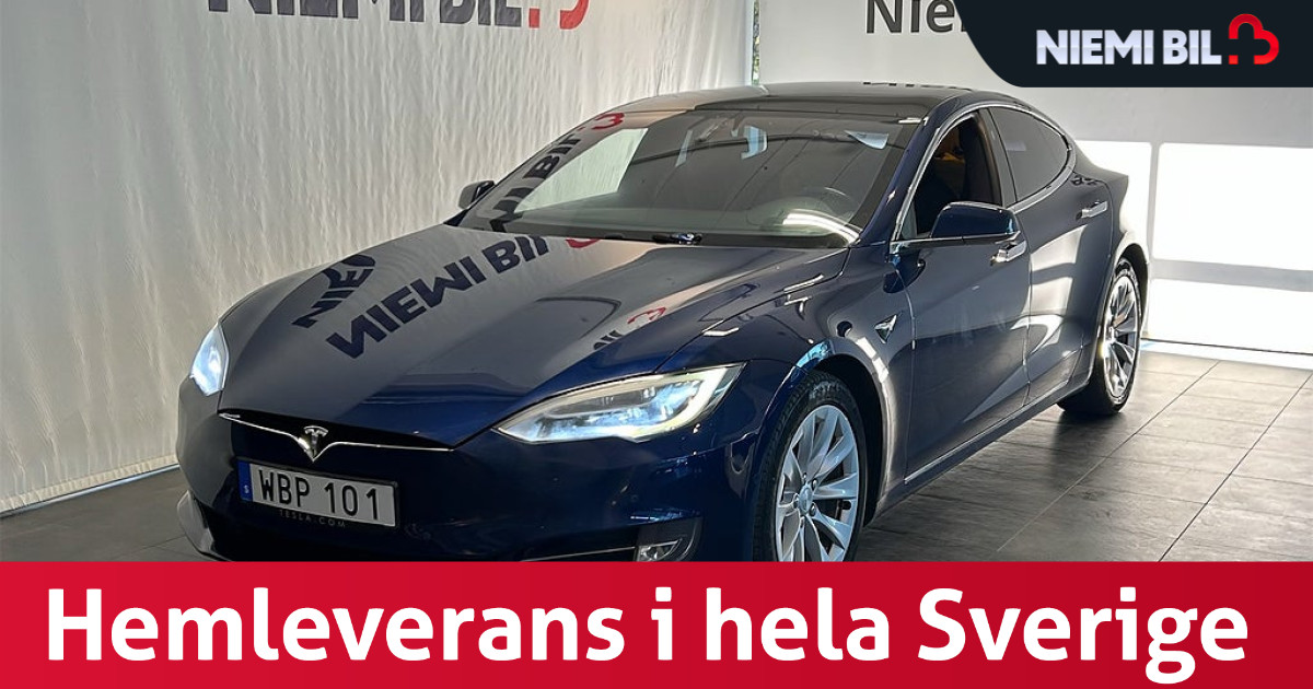 Tesla Model S 100D Luftfjädring/Autopilot/Kamera/Skinn/SoV – Niemi Bil
